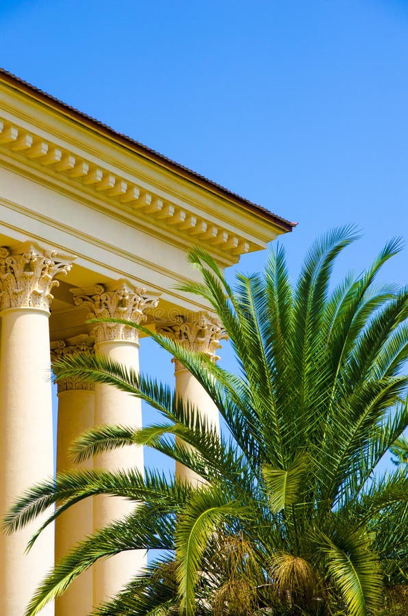 The building with columns stock image. Image of summer - 42300789