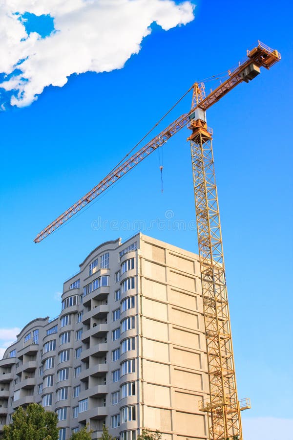 Construction site stock image. Image of apartment, equipment - 16946123