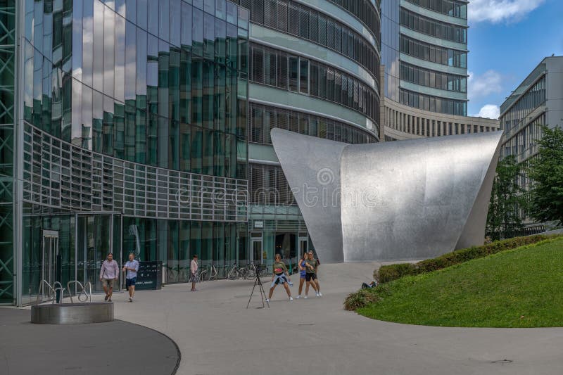 The Building Complex the Wave, Frankfurt, Westend, Germany Editorial ...