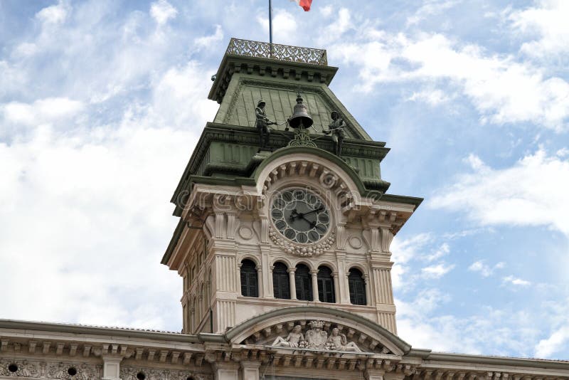 Comune di Trieste editorial stock image. Image of history - 130070304