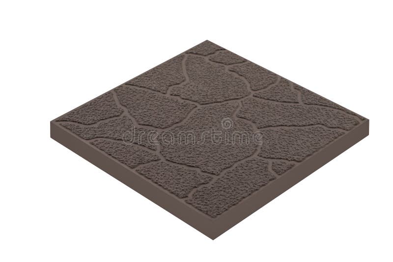 Building Concepts. Brownish Square Pavement Road Stone Tile Sample ...