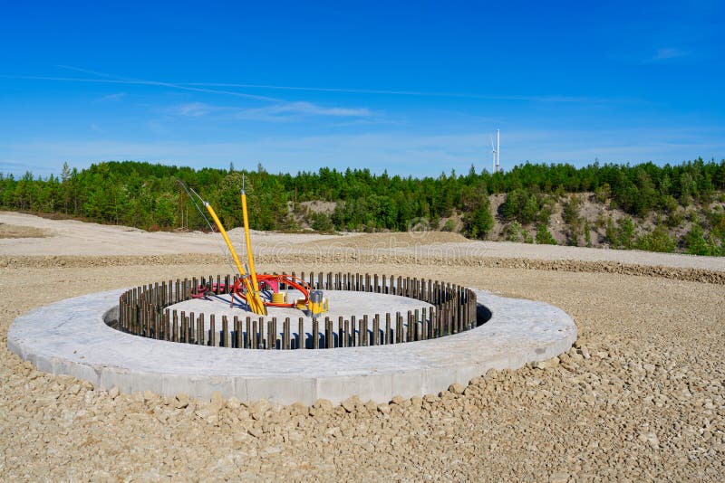 Building Concrete Foundation for Wind Turbine: Developing a Wind ...