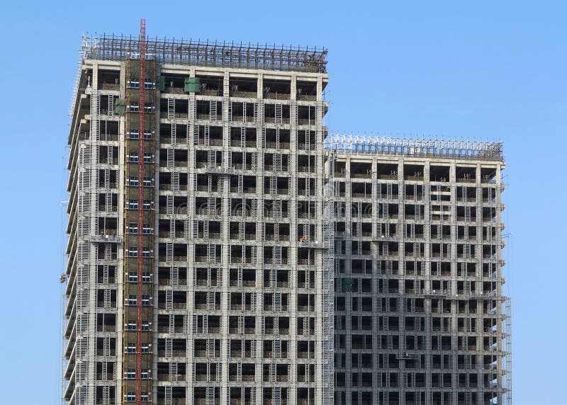 Building Concrete Structure Stock Photo - Image of structure, work ...