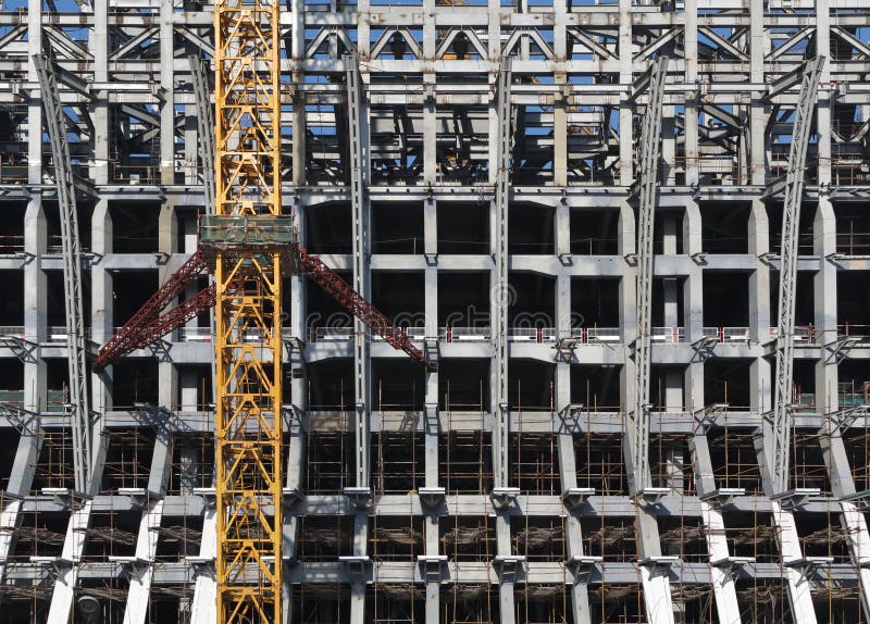 Building Concrete Structure Stock Photo - Image of place, view: 49726746