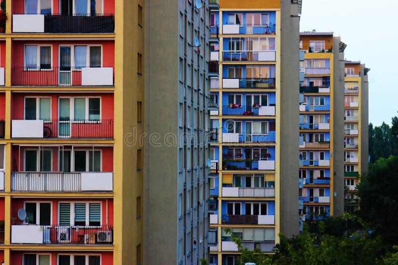 Building, Condominium, Neighbourhood, Apartment Stock Photo - Image of ...