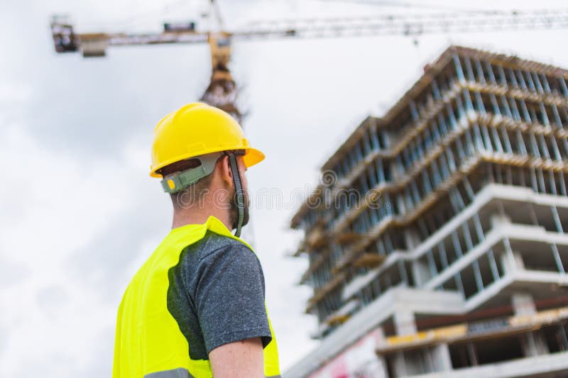 Building Construciton Worker Enginneer Stock Photo - Image of builder ...