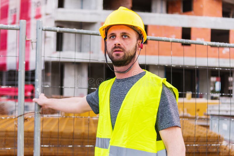 Building Construciton Worker Enginneer Stock Image - Image of equipment ...