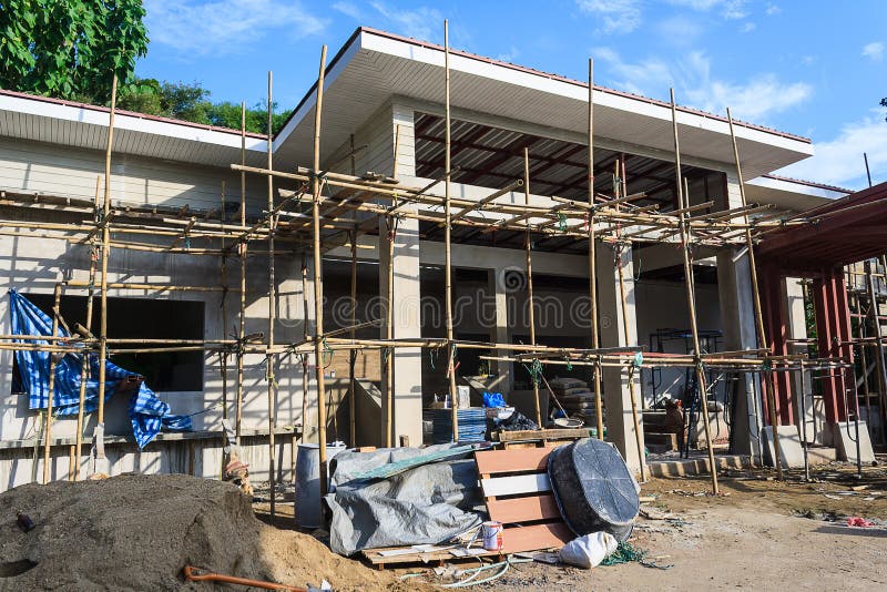 Building construct site stock photo. Image of piles, metal - 45544218