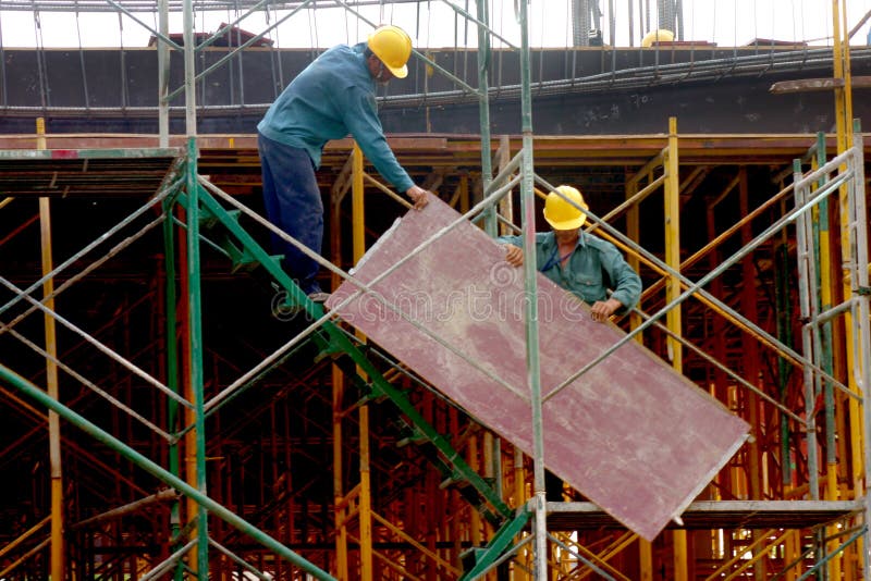 Building construction stock image. Image of cement, labour - 2181949