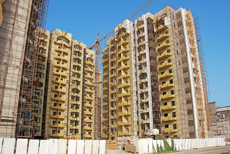 Building construction stock image. Image of building, construction ...