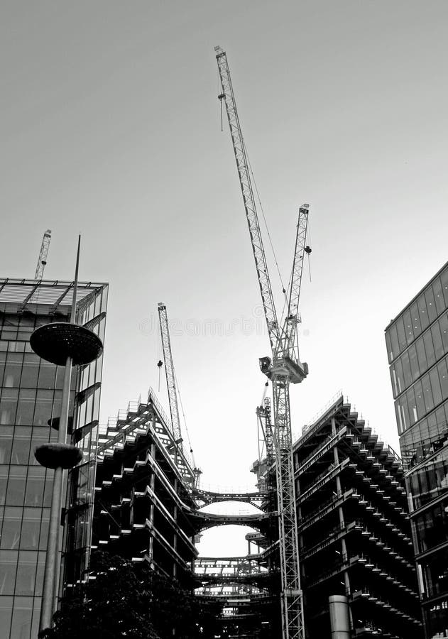 Building Construction Abstract Stock Photo - Image of work, cranes: 6391262