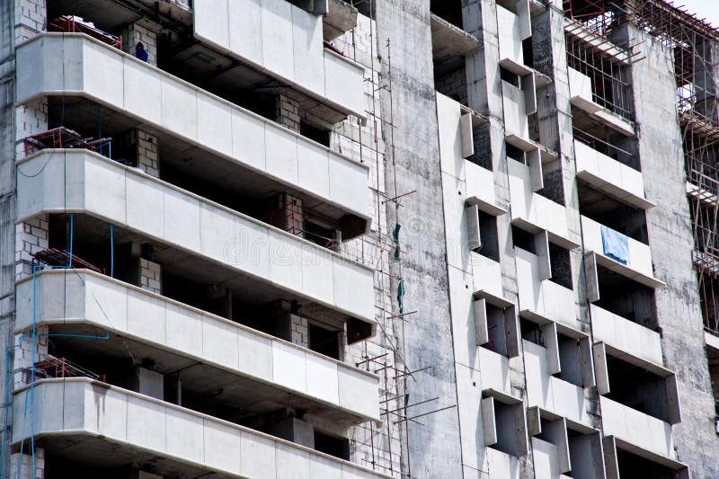 Building construction stock photo. Image of rise, crane - 33786834