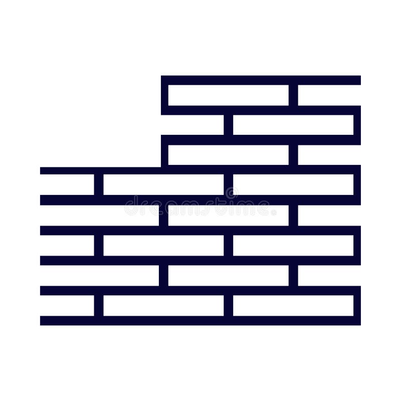 Building, Construction, Bricks, Building Wall Construction Icon Stock ...