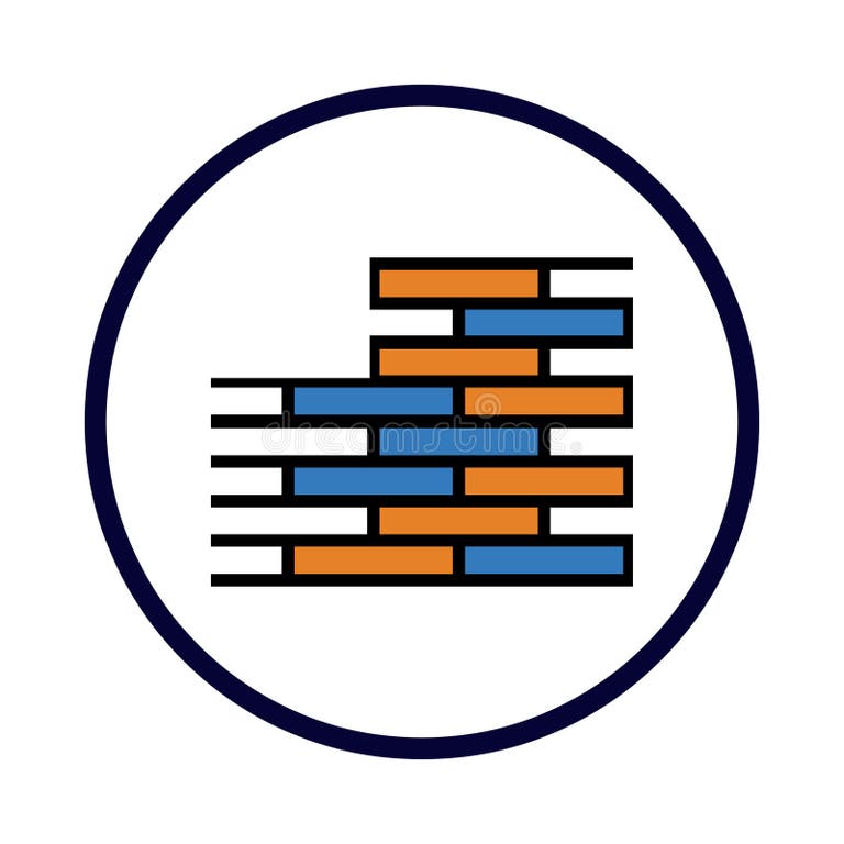 Building, Construction, Bricks, Building Wall Construction Icon Stock ...