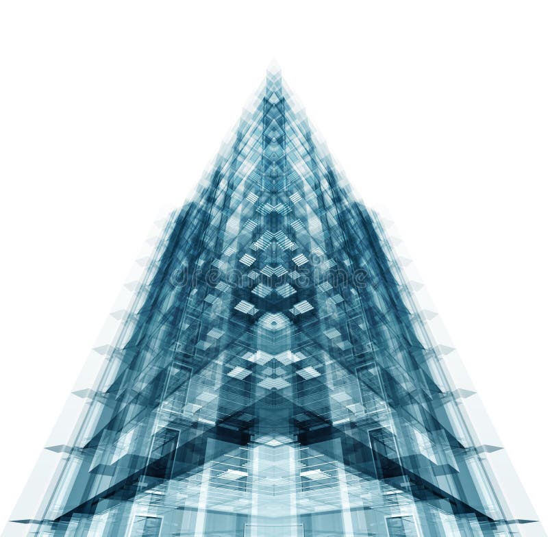 Building Construction Design. 3d Rendering Stock Illustration ...