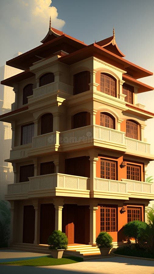 Building Construction Design Materials Villa House Decoration Design 6 ...