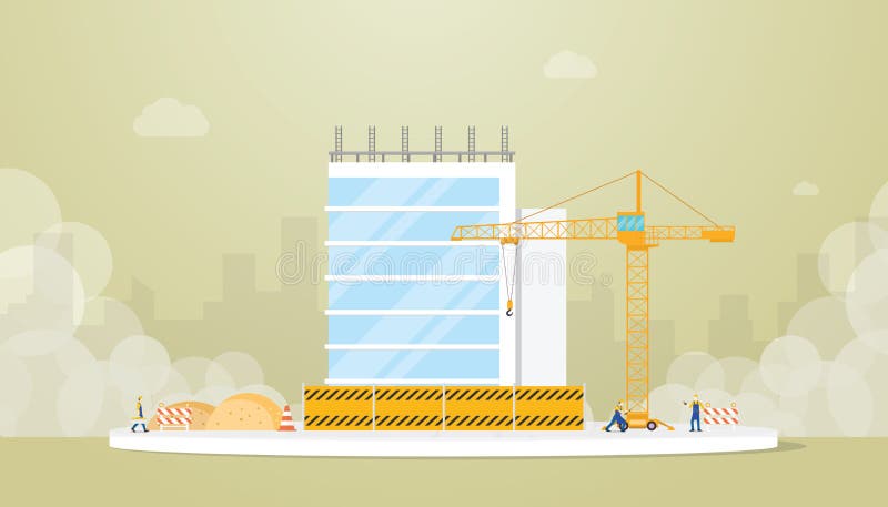 Construction Development Building Company, Vector Logo Design Mock Up ...