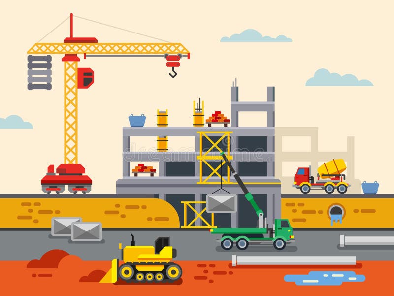 Building Construction Process Icons Stock Illustrations – 1,716 ...