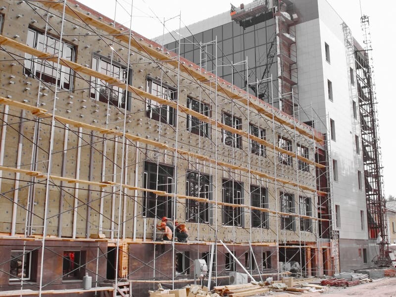 Building Construction Industry Stock Image - Image of architecture ...