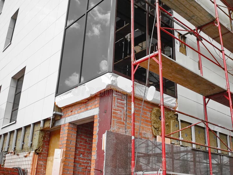 Building Construction Industry Stock Photo - Image of installation ...