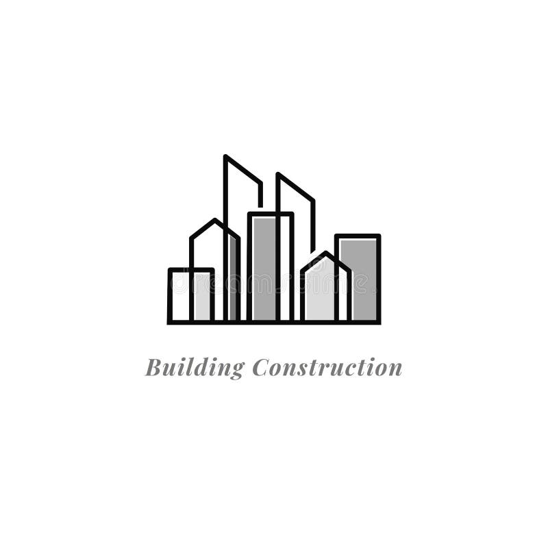 Building construction logo stock illustration. Illustration of label ...