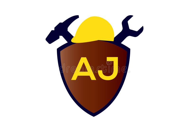 This is AJ Building Construction Logo Stock Illustration - Illustration ...