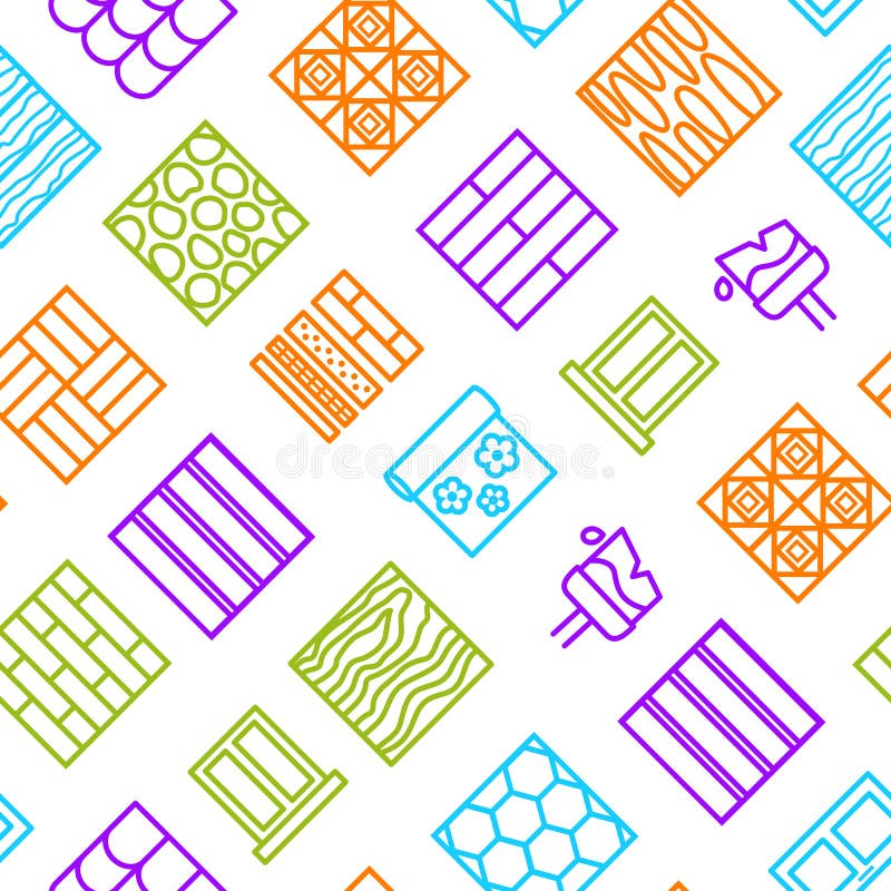 Construction Seamless Pattern Background. Vector Stock Vector ...