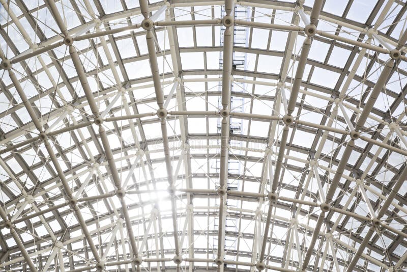 Building Construction, Metal Steel Framework Stock Image - Image of ...