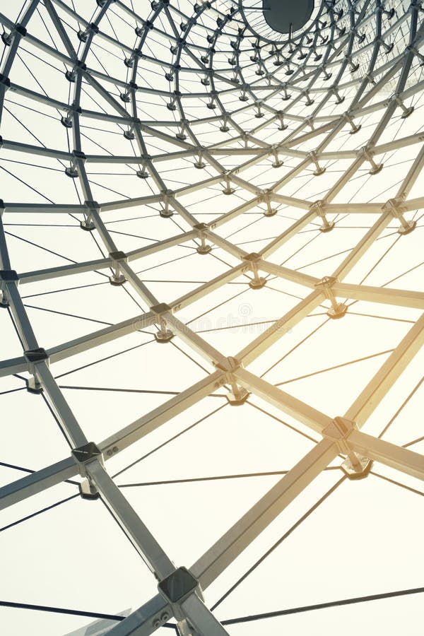 Building Construction of Metal Steel Framework Outdoors Stock Image ...