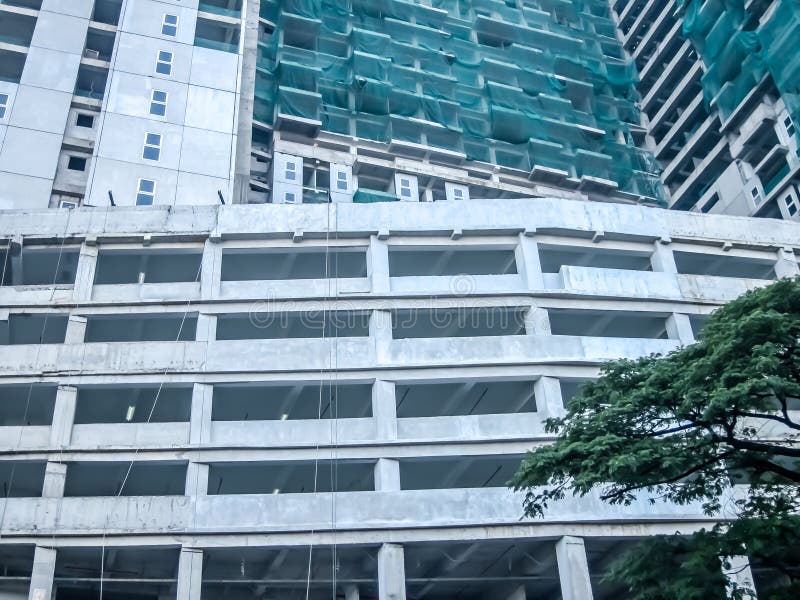 Building Construction Not Finished yet Stock Photo - Image of facade ...