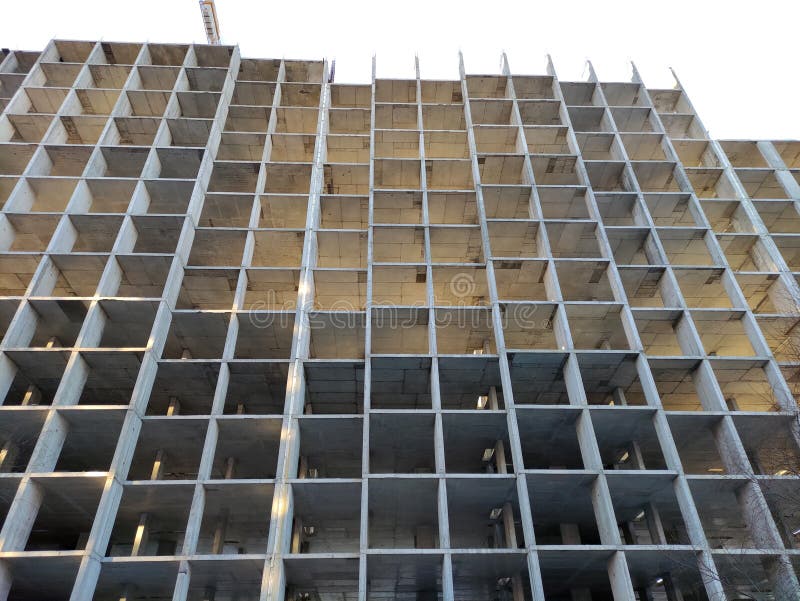 Building Construction Photo, New Building Isolated Over White ...