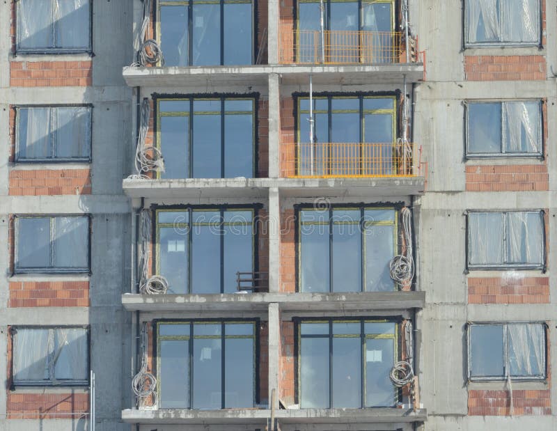 Building construction site stock photo. Image of brick - 137927434