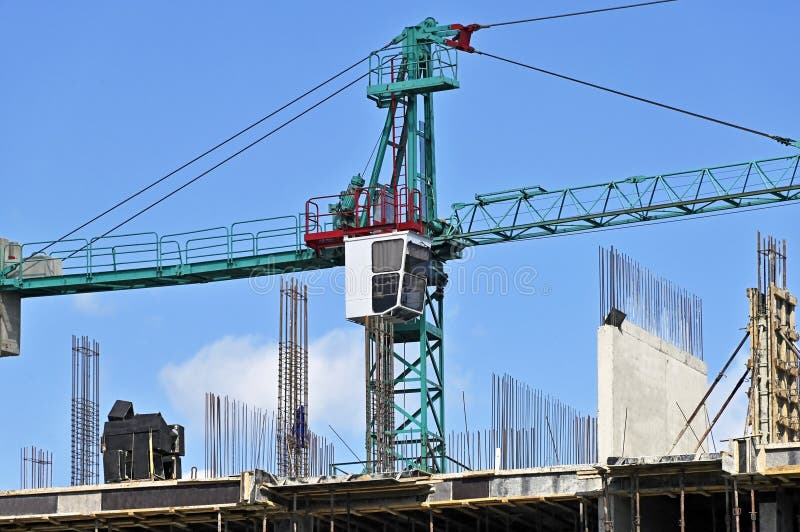 Building construction site stock image. Image of building - 319322857