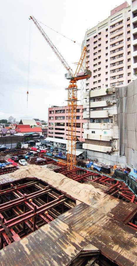 Underground Metal Structure Foundation for High-rise Building ...