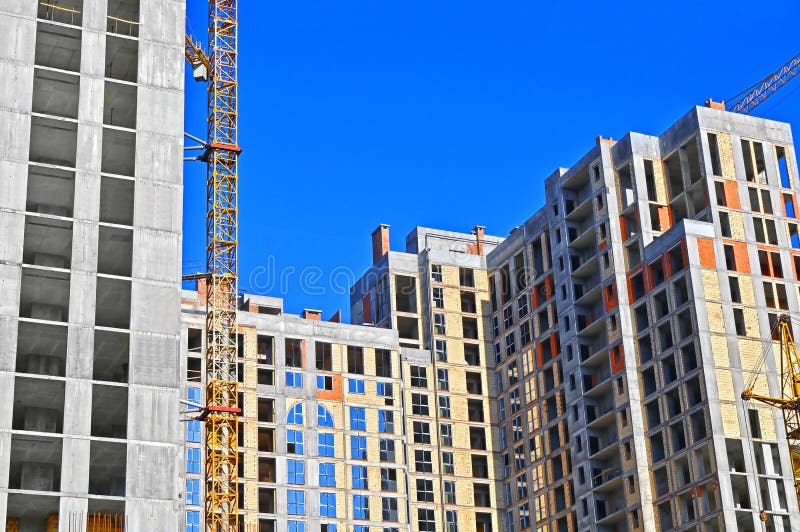 Building construction site stock photo. Image of mortgage - 316121318