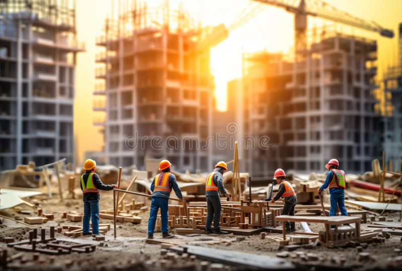 Building Construction Site, Industrial Development, Construction Site ...