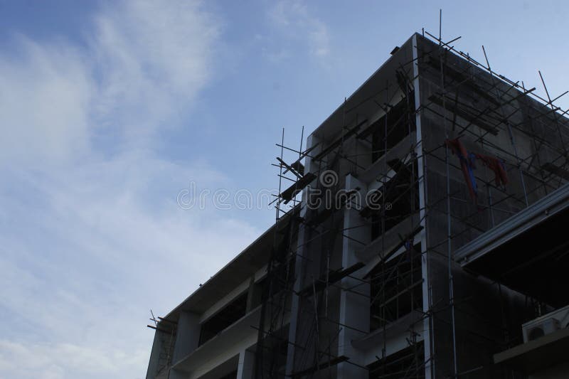 Construction Site on the Layer Level Concrete Process on Surfaces Stock ...