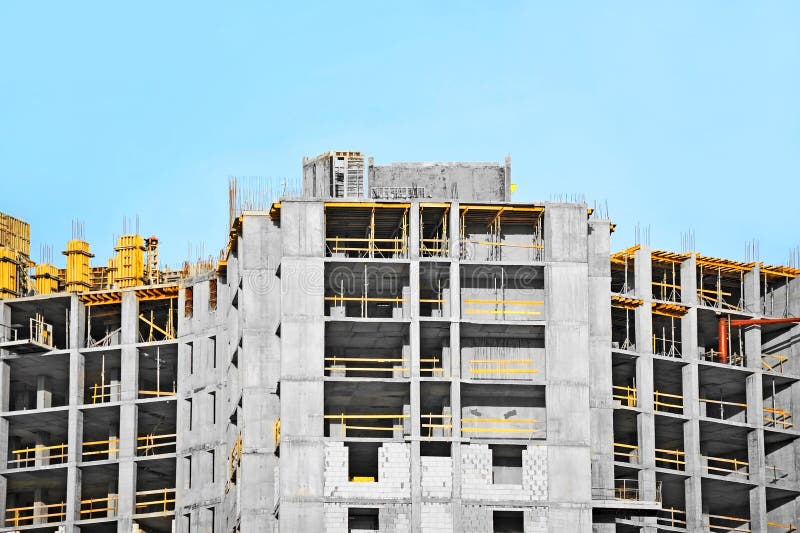 Building construction site stock image. Image of housing - 34623237