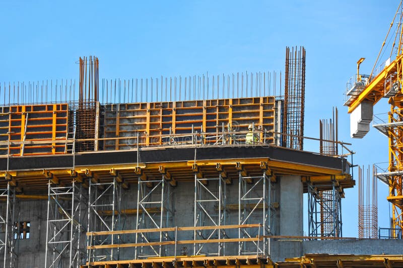 Construction site work stock photo. Image of business - 203025576