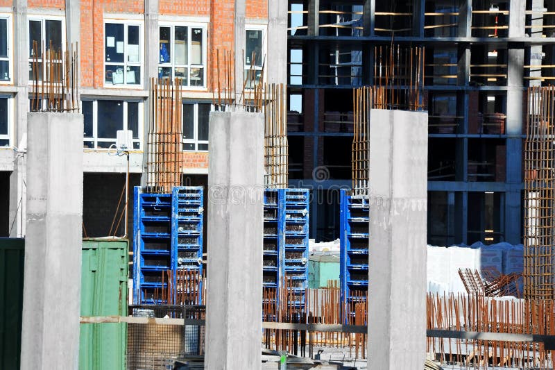 Construction site work stock photo. Image of business - 114503798