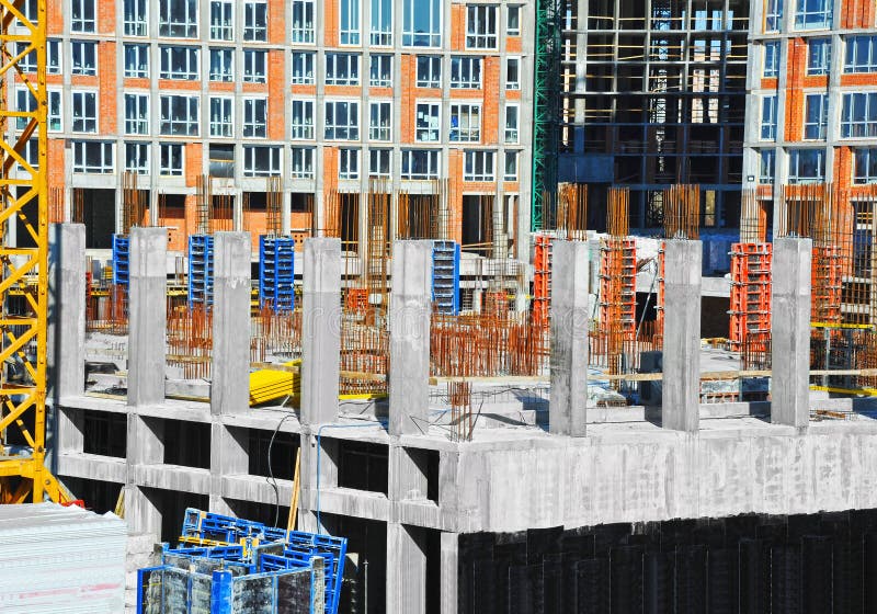 Construction site work stock photo. Image of construction - 114503800