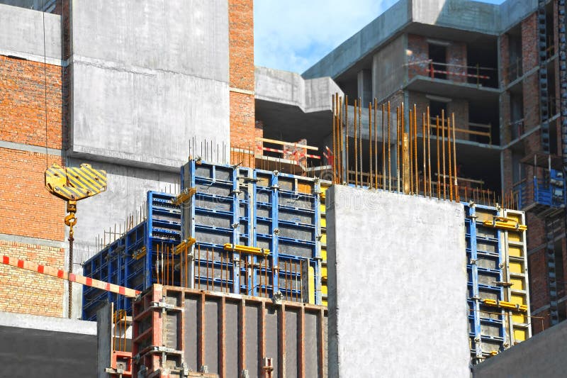 Construction site work stock image. Image of cityscape - 202302709