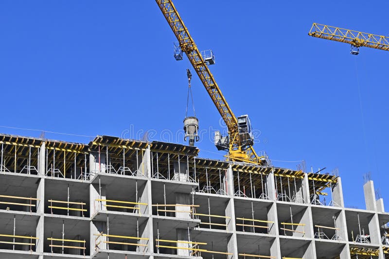 Building construction site stock image. Image of formwork - 319145995