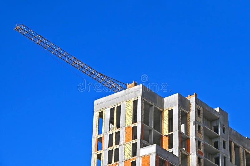 Building construction site stock photo. Image of flat - 319146008
