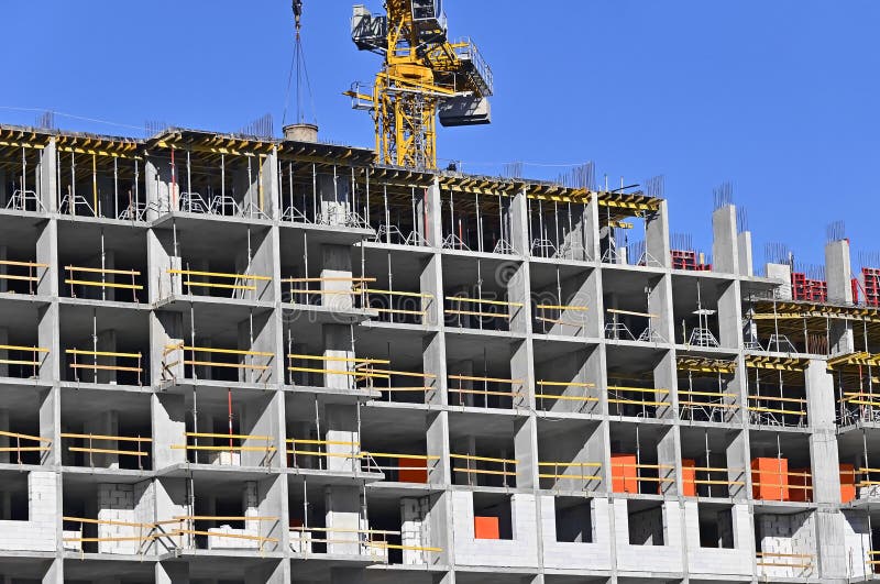 Building construction site stock photo. Image of building - 317833016