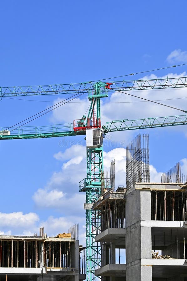 Building construction site stock photo. Image of concrete - 320776692