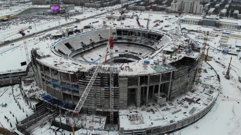 Building Construction SKA Arena Hockey Stadium Saint Petersburg Sports ... Building Construction SKA Arena Hockey Stadium Saint Petersburg Sports ...