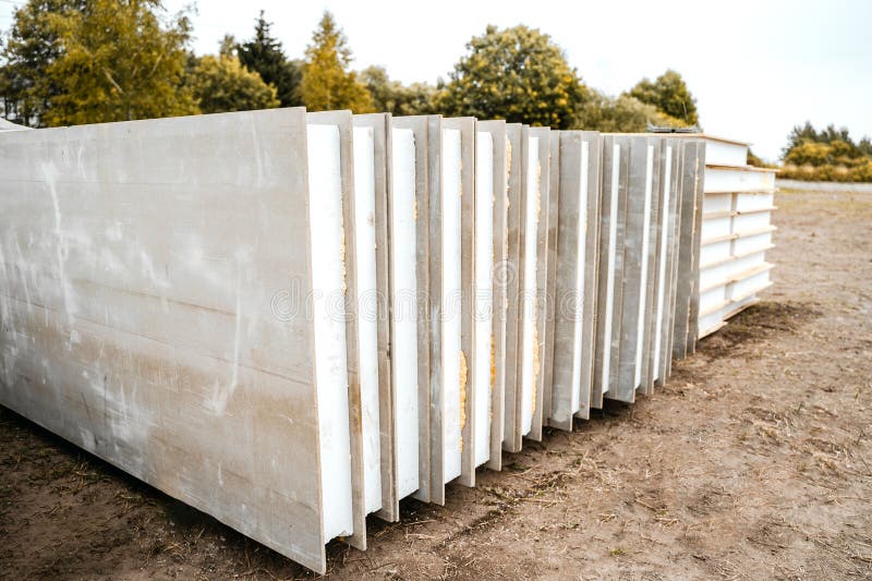 Building Construction of Wooden Frame House Made of SIP Structural ...