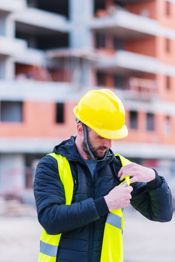 Building Construction Worker Engineer Stock Image - Image of build ...
