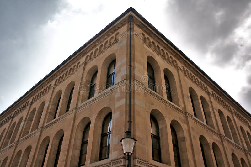 Building corner stock image. Image of drain, decorations - 25315011